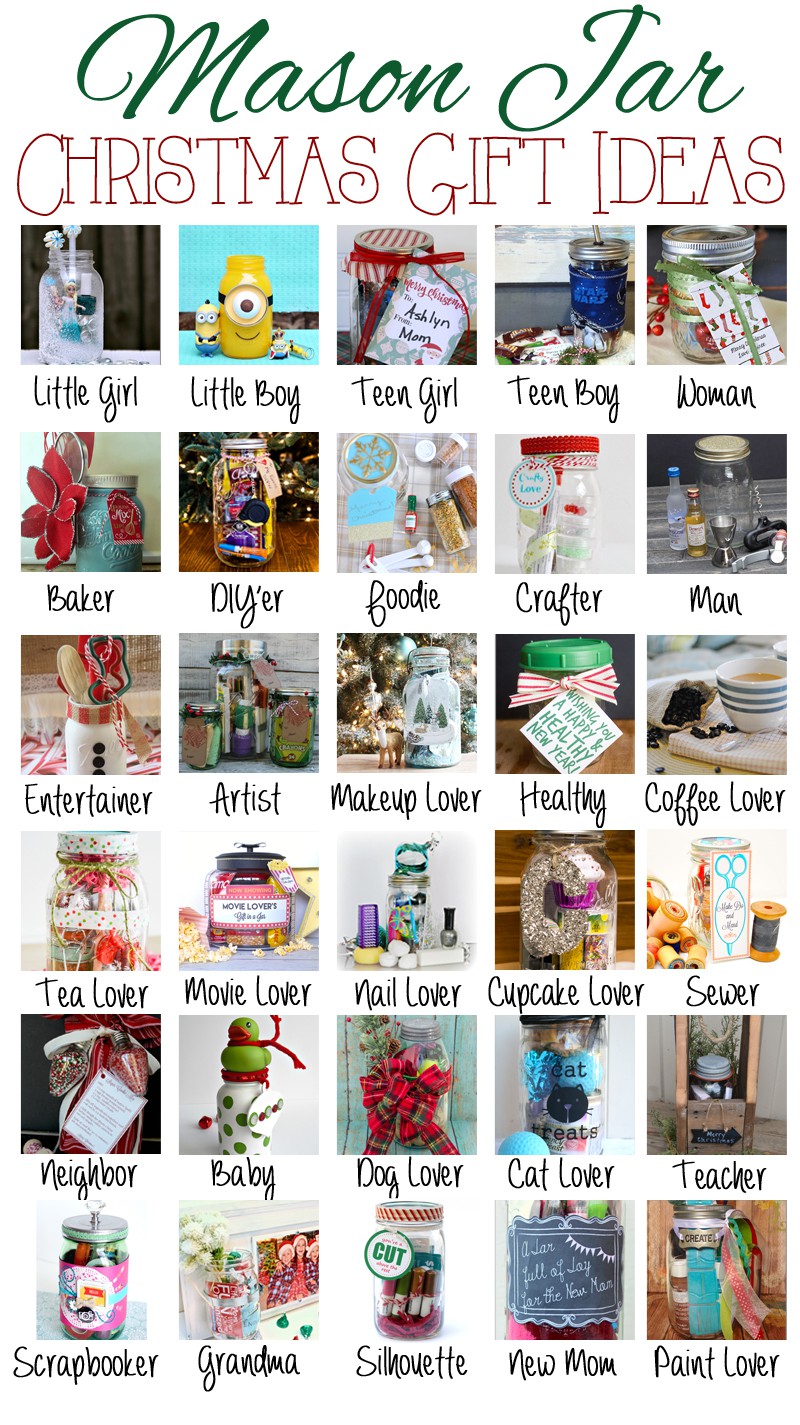 Mason Jar Themed Christmas Gift Ideas Debbiedoos