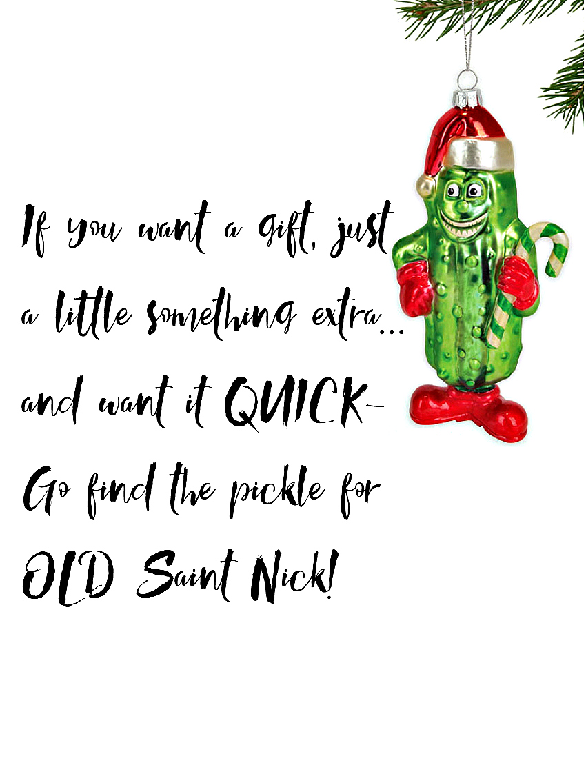  What Is A Christmas Pickle Ornament Debbiedoos