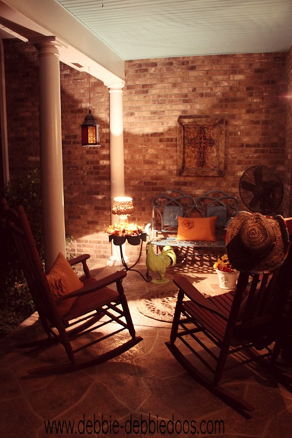 Cozy Fall porch - Debbiedoos