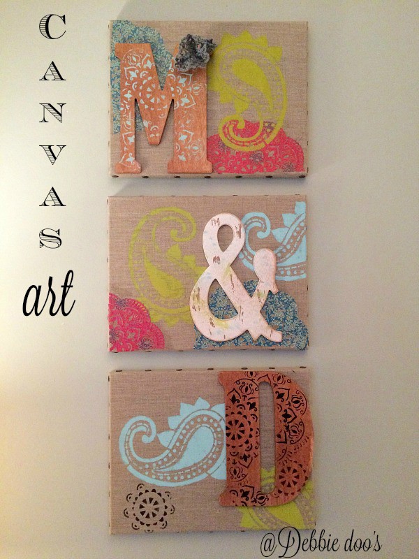 15 Diy Canvas Art Ideas Debbiedoos